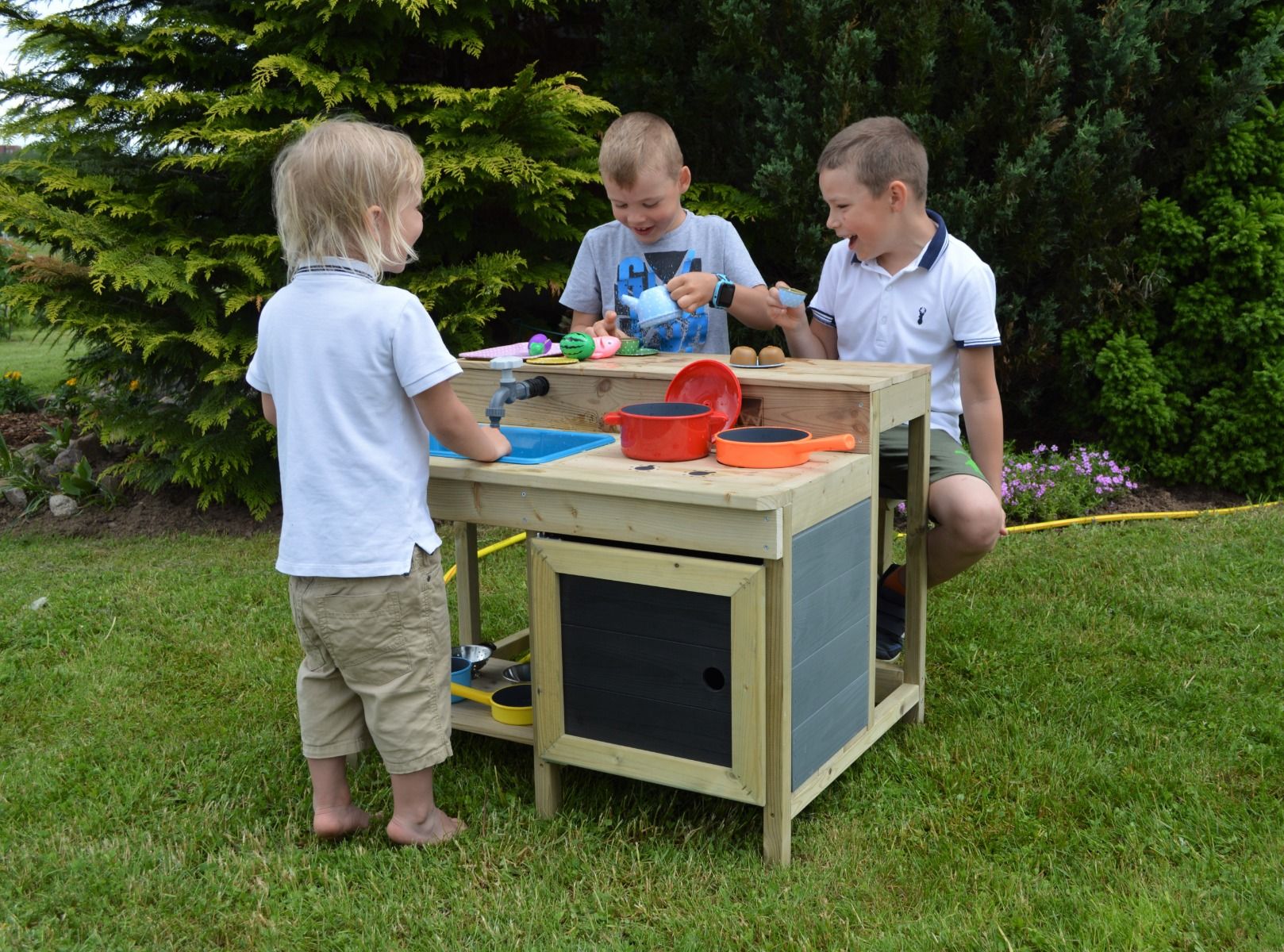 Bucatarie insula de gradina pentru copii (K2), Wendi Toys
